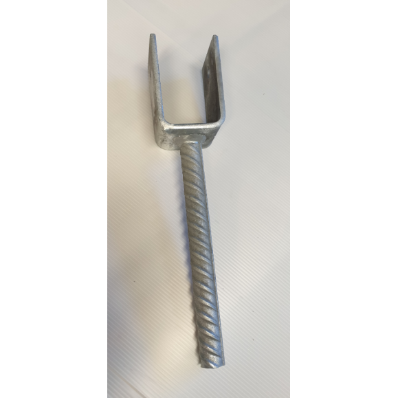 Stolpesko Type 2, 65mm åpning, Kraftig Type - Galvanisert - - Stolpesko ...