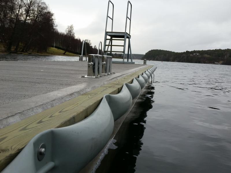 Parma Fenderlist Grå ø75mm - Pris Pr 0.5 Meter